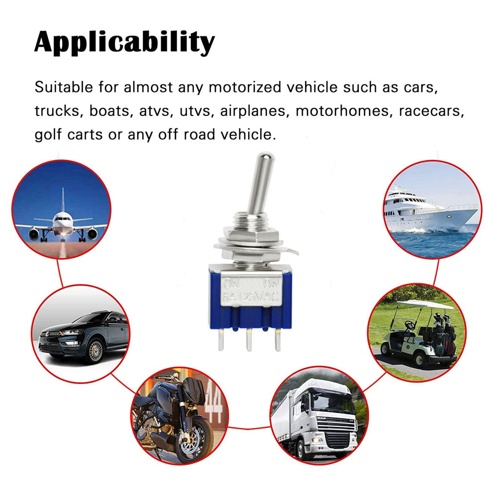 Gikfun MTS102 2 Position 3 Pins Mini Toggle Switch for Arduino (Pack o