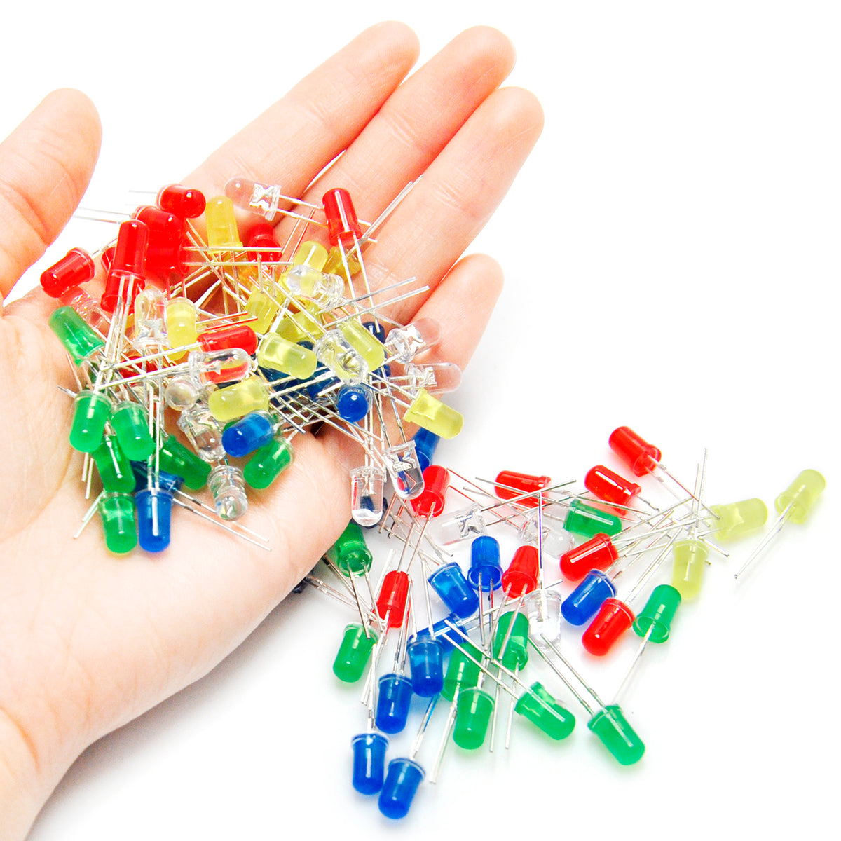 Gikfun 5mm LED Light Assorted Kit DIY LEDs for Arduino (Pack of 100pcs